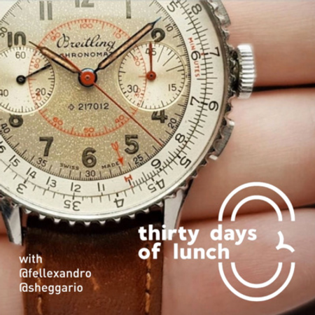 Thirty Days Of Lunch Podcast : Lunch #20: Vintage Watches: Joy ...